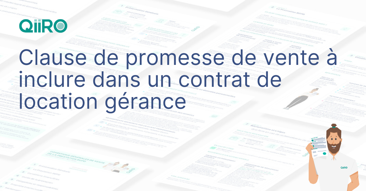 Clause de promesse de vente à inclure dans un contrat de location ...