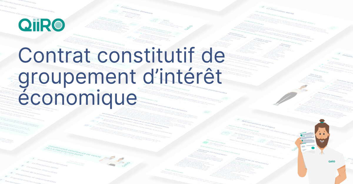 Contrat constitutif de groupement d’intérêt économique : modèle