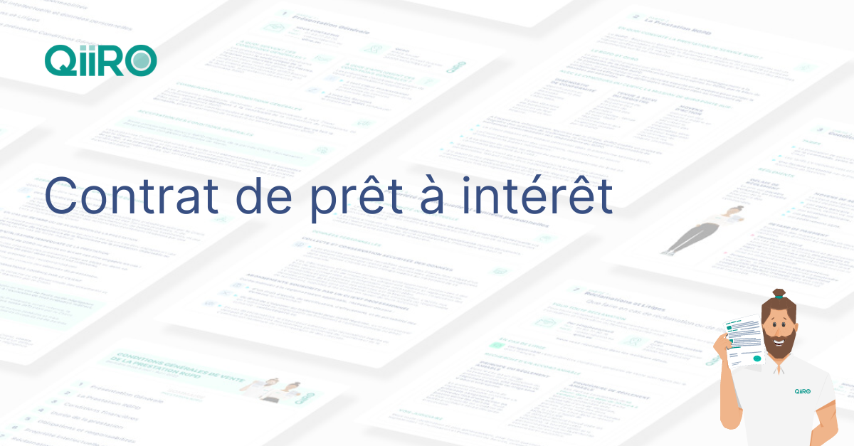 Contrat de prêt à intérêt : modèle à télécharger (2023)