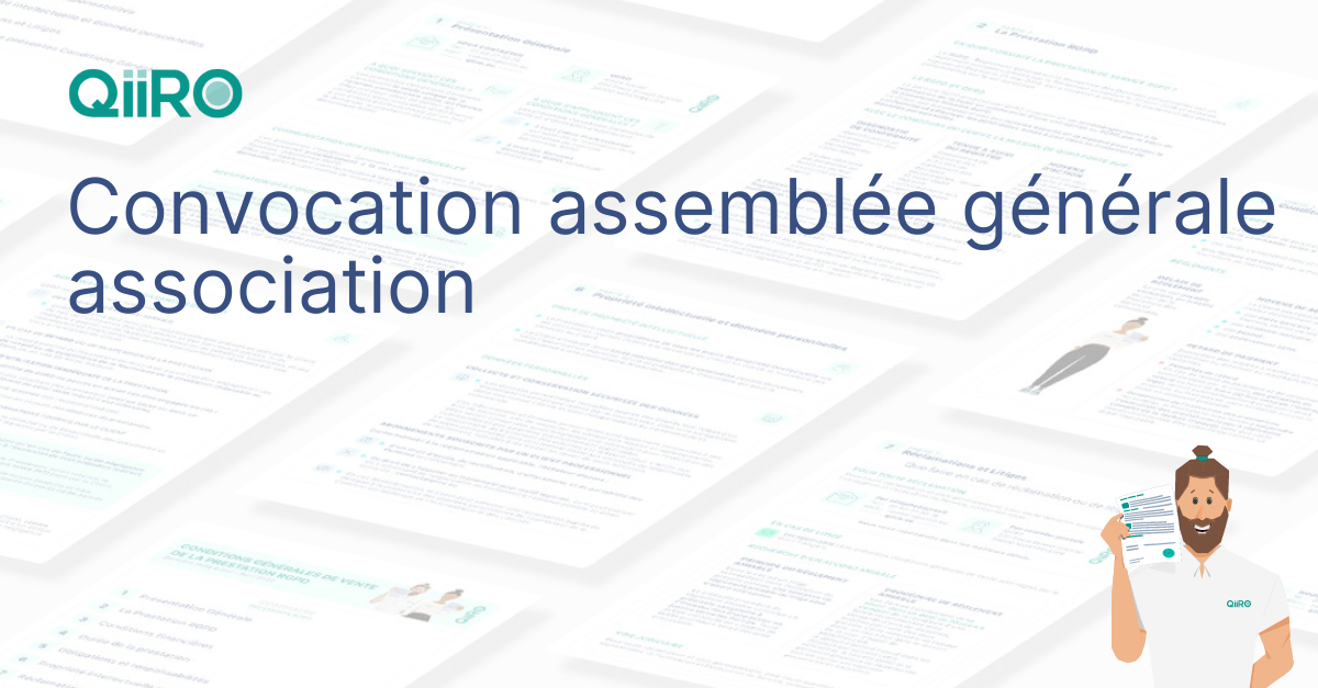 Convocation assemblée générale association : modèle à télécharger