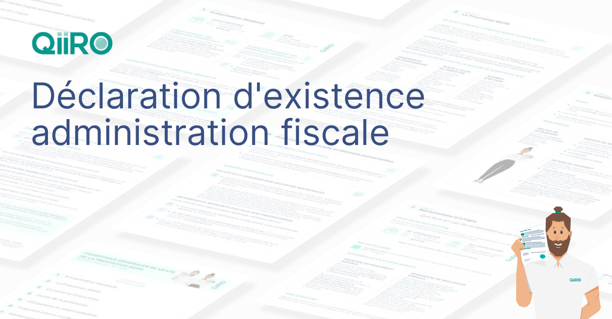 Déclaration d'existence administration fiscale : modèle à télécharger