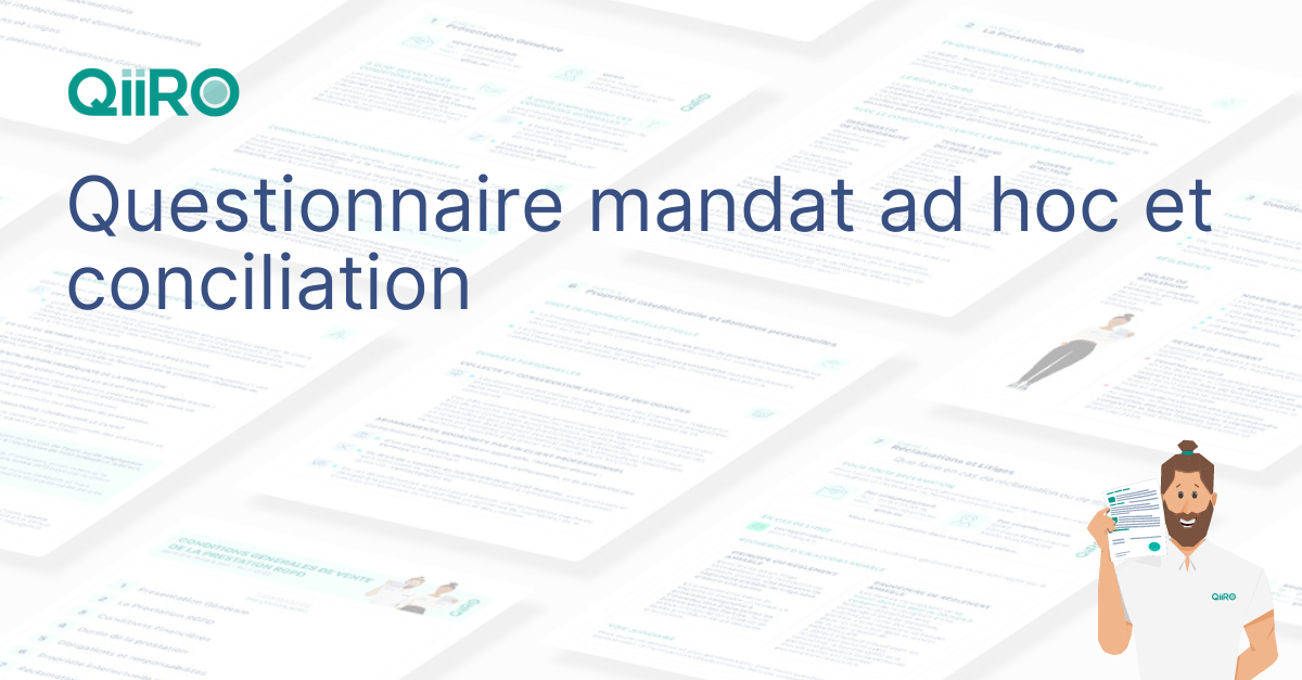 Questionnaire mandat ad hoc et conciliation : modèle à télécharger