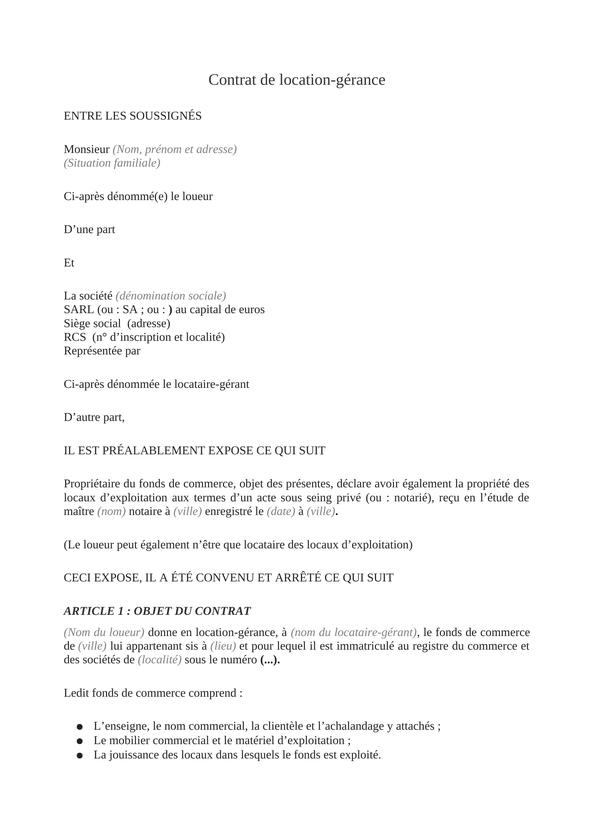 Contrat De Location Maison Tunisie Doc | Ventana Blog