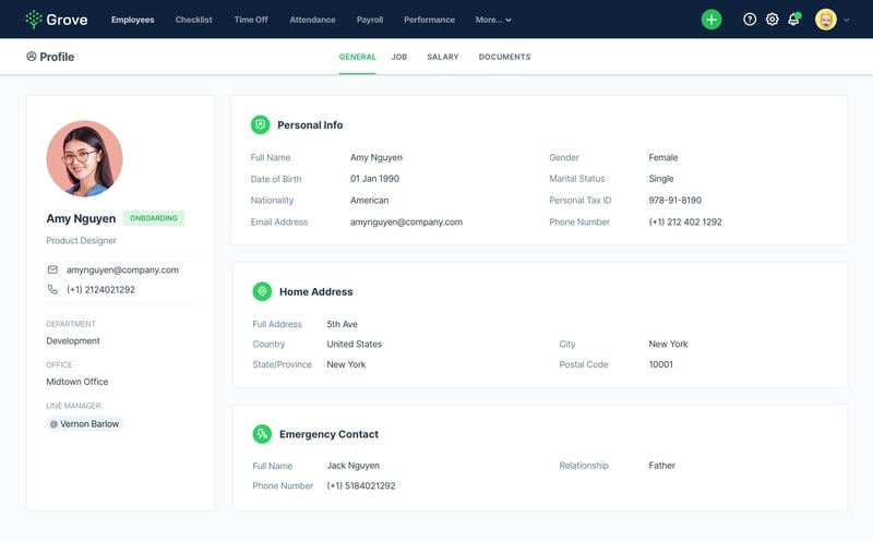 Top-Rated HR Software Best for SMB | Grove HR