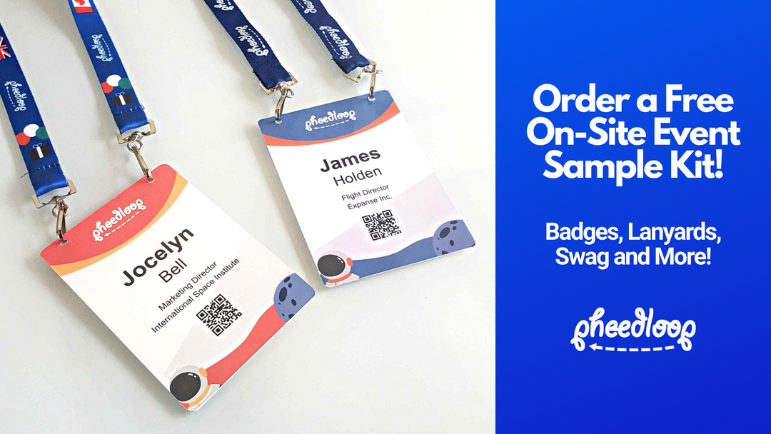 Order Your Free On-Site Events Sample Kit Today! Custom Badges ...