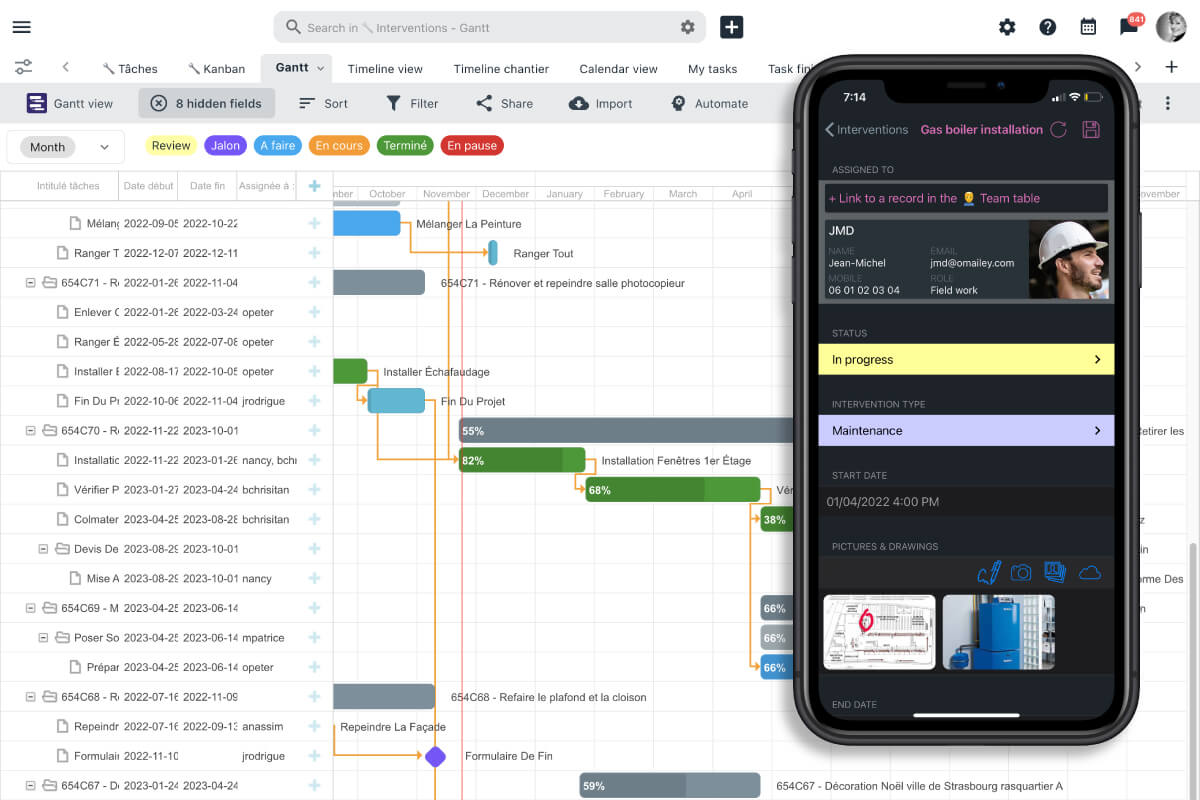 TimeTonic - Web & Mobile forms