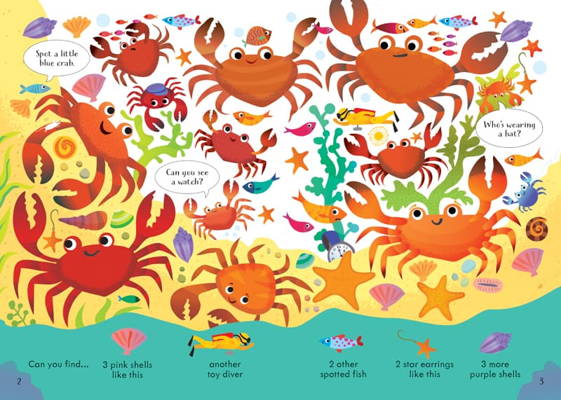 📚 USBORNE BOOKS & MORE™ | Look & Find Puzzles - Under the Sea