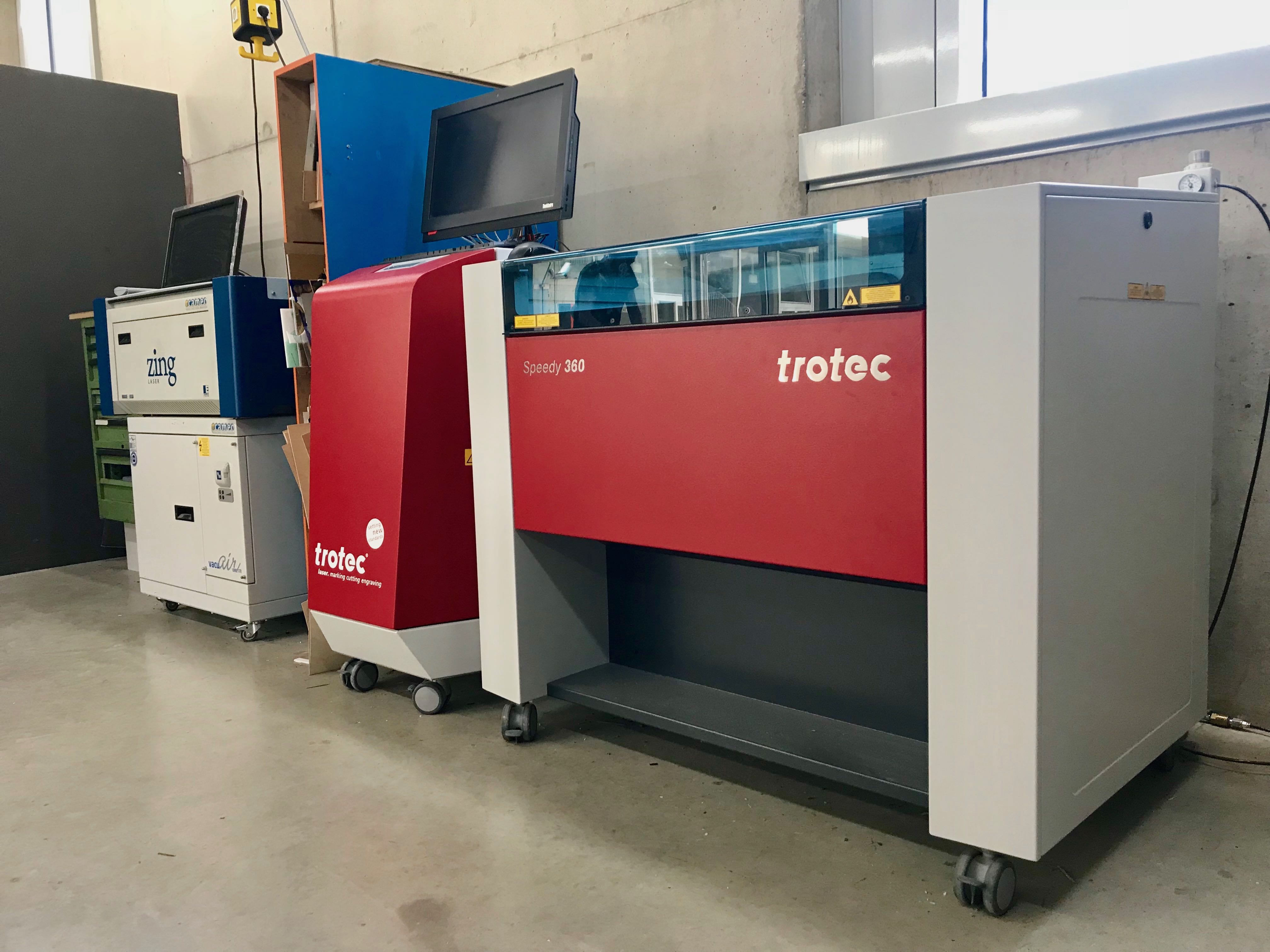 Trotec Speedy 360 Laser | IUCN Water