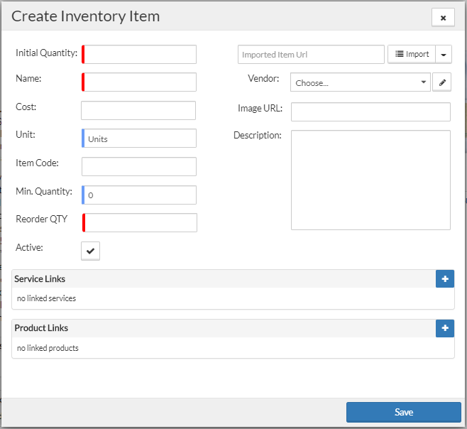 Create/Edit Inventory Item | ServiceMonster Help