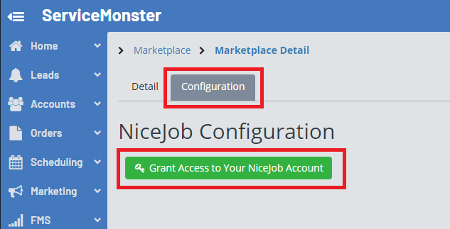 NiceJob | ServiceMonster Help