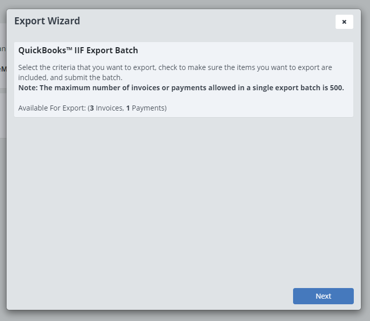 QuickBooks IIF Export | ServiceMonster Help