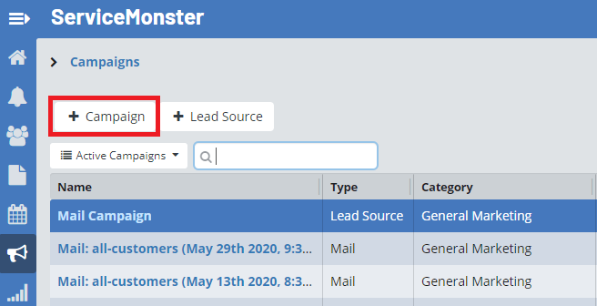 How To Create A Marketing Campaign | ServiceMonster Help