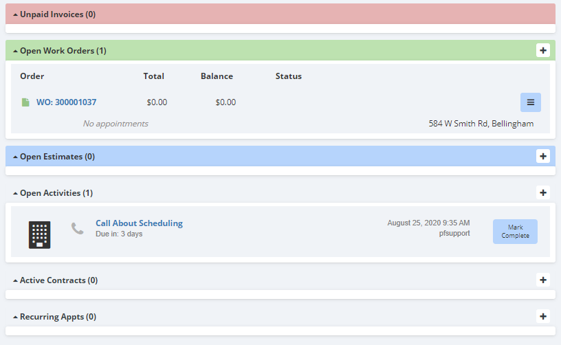Account Overview | ServiceMonster Help
