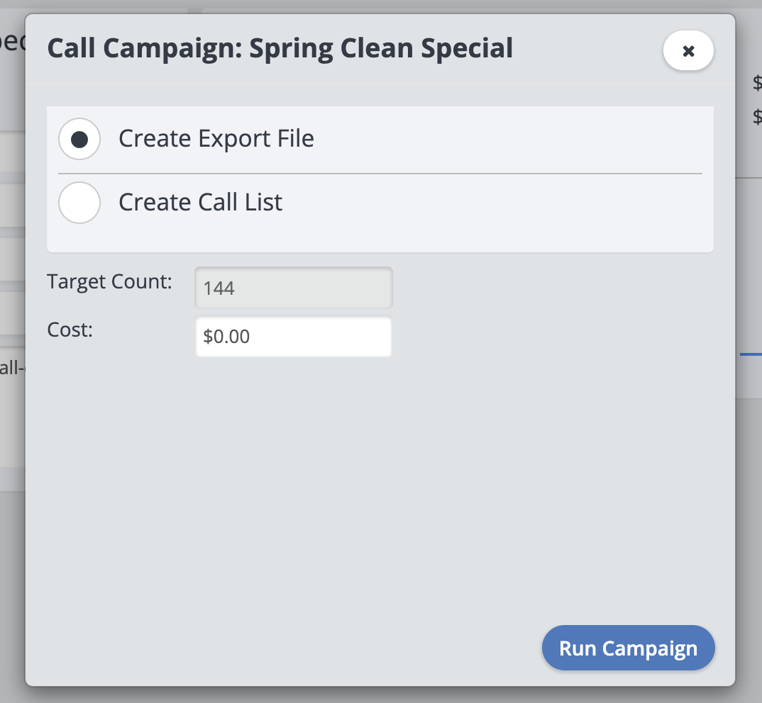 Creating A Call Campaign | ServiceMonster Help
