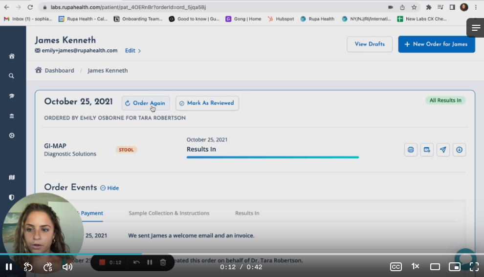 How To Reorder an order