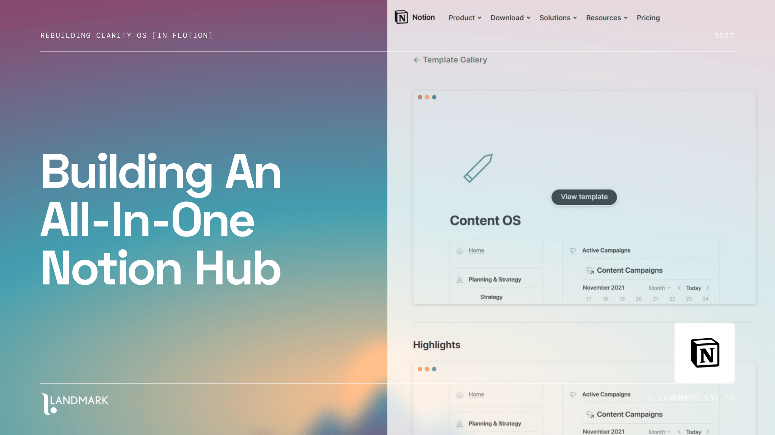 Clarity OS | Run Your Entire Solo Or Freelance Business In Notion