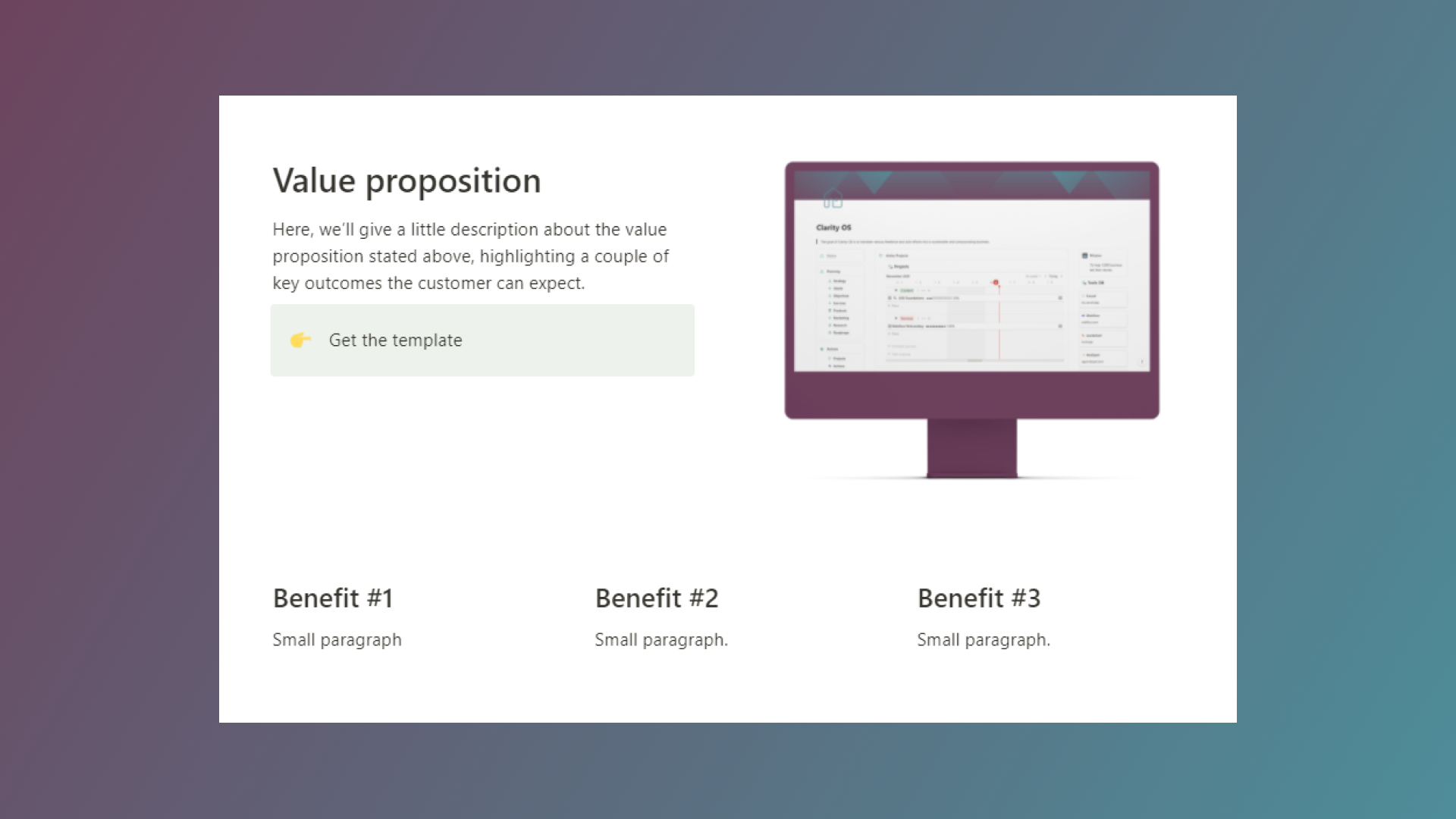 Notion Landing Page Template 2023 Landmark Labs