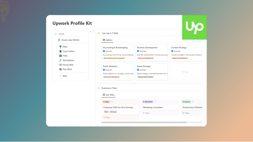 Upwork Profile Kit: Examples, Template & Guide | Landmark Labs