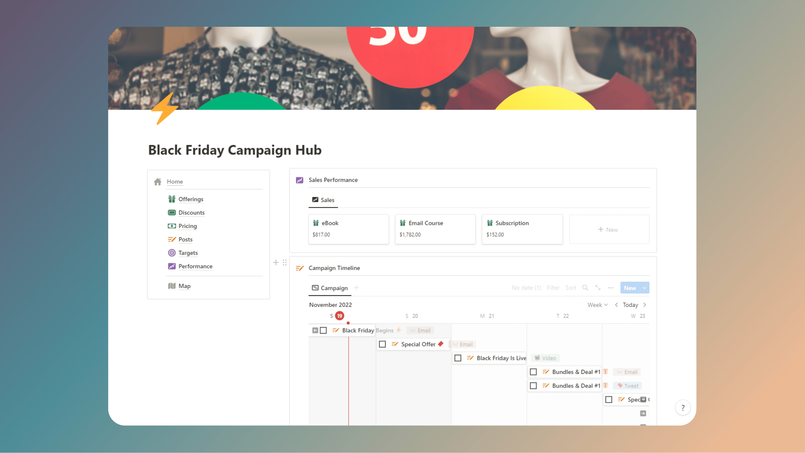 Notion Case Study Template + Smart Gallery | Landmark Labs