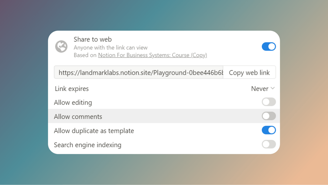 Notion Share To Web Options (2023): Quick Tutorial