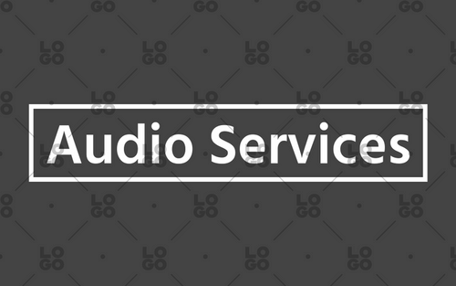 Audio Services Logo Maker | LOGO.com