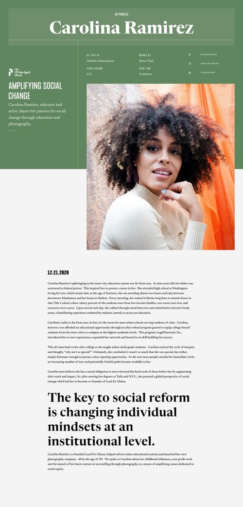 Publish Your Personal Story with Authority | Principal Post