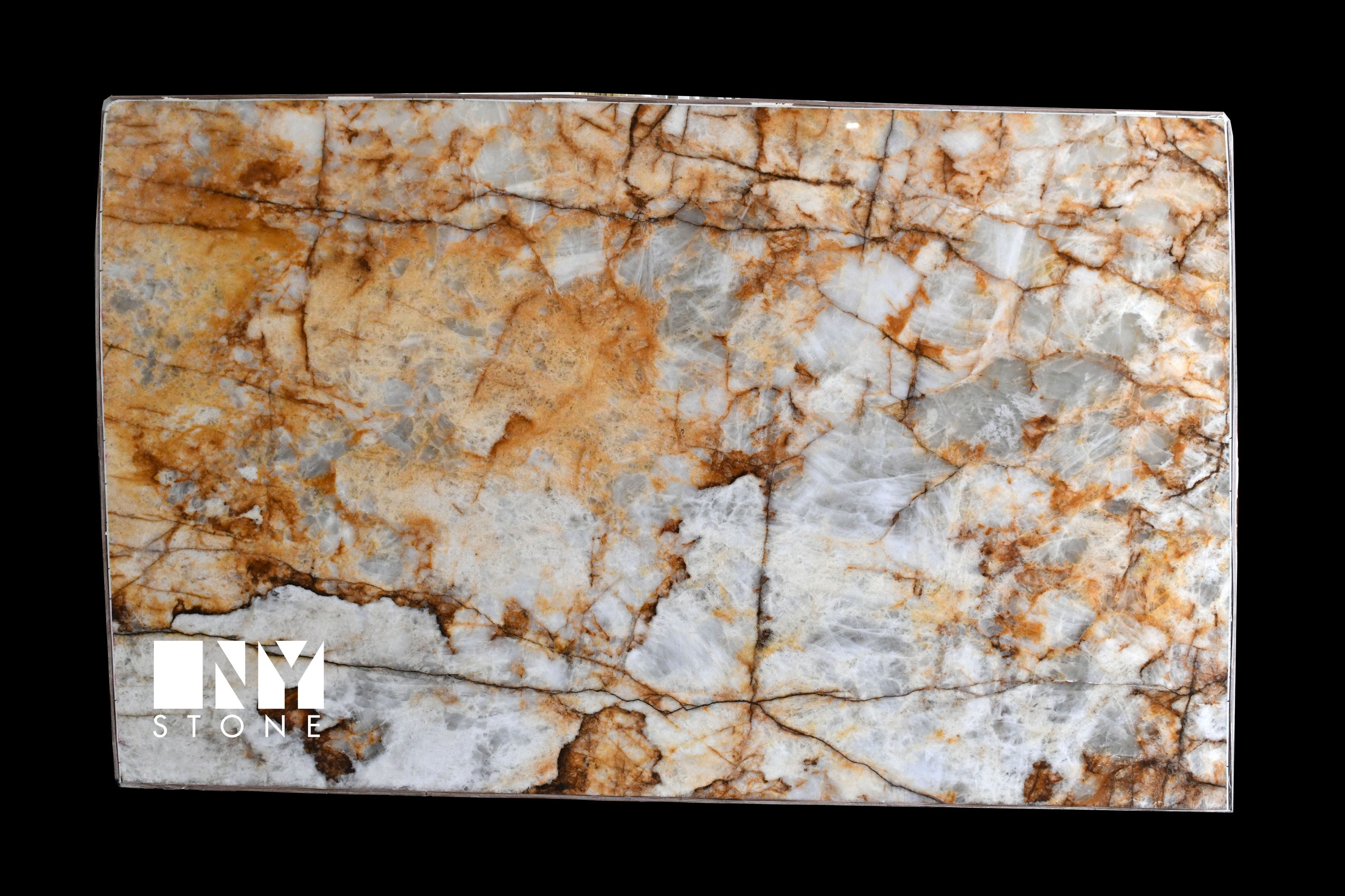 New York Stone | CRISTALLO GOLD QUARTZITE , Quartzite from Brazil