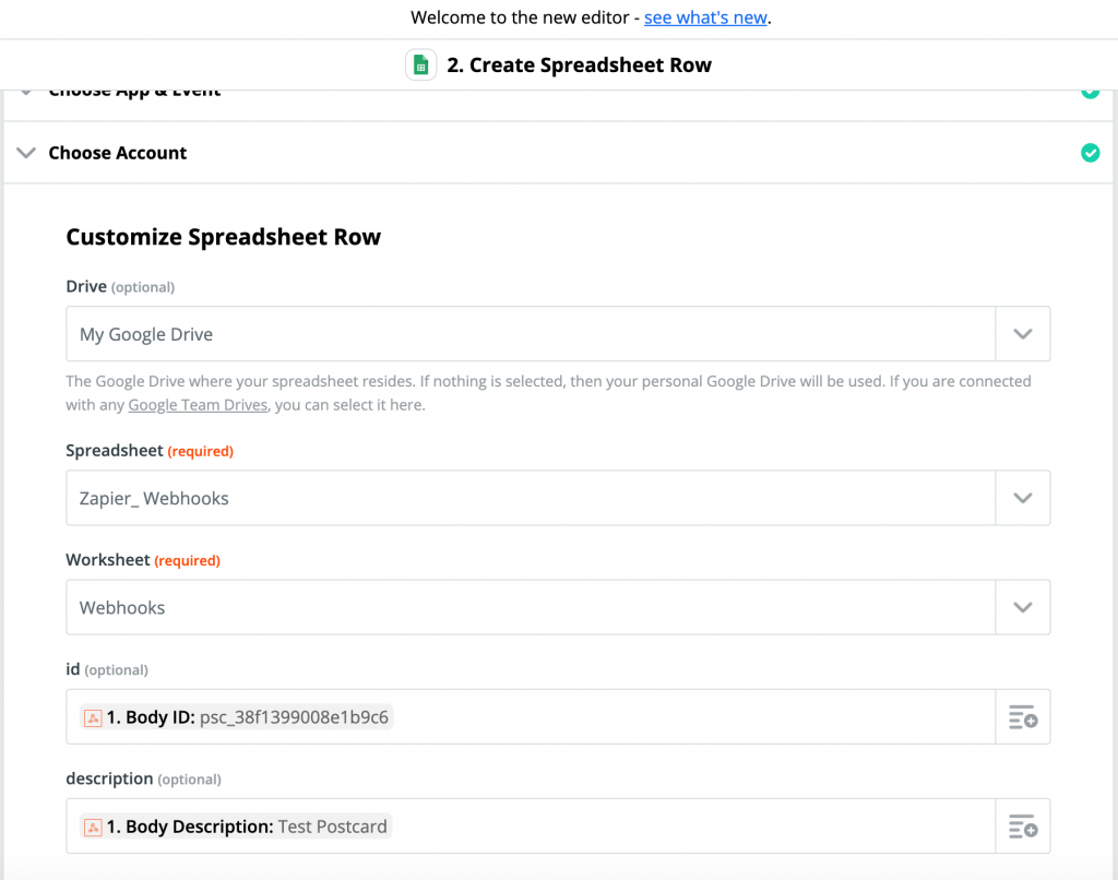 How-to: Capture Lob Webhooks automatically in Google Sheets
