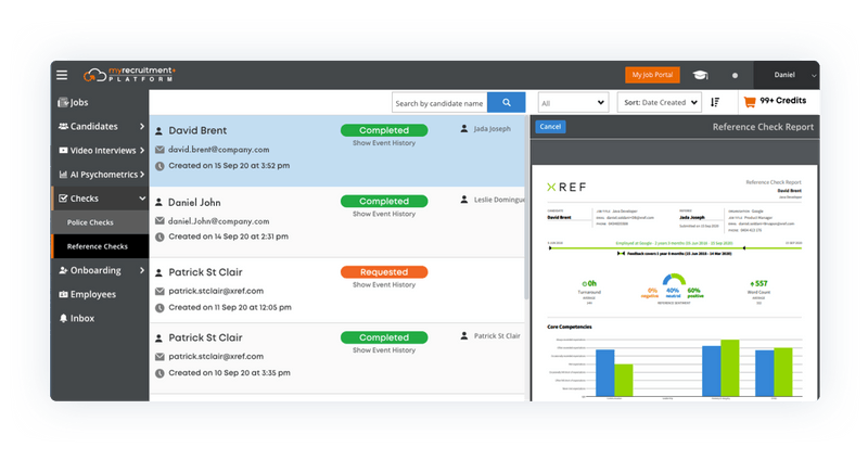 My Recruitment Plus & Xref - Streamline Your Recruitment Workflow