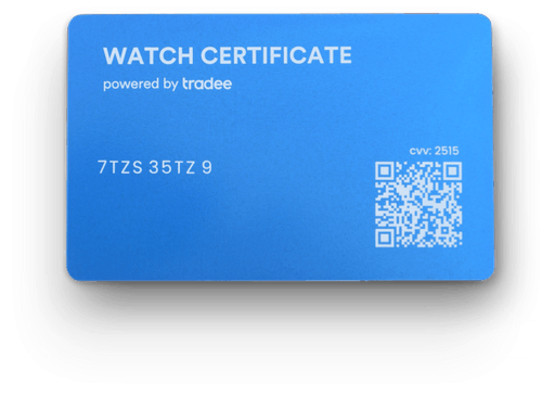 Watch Certificate™ - Montre certifiée, propriétaire serein