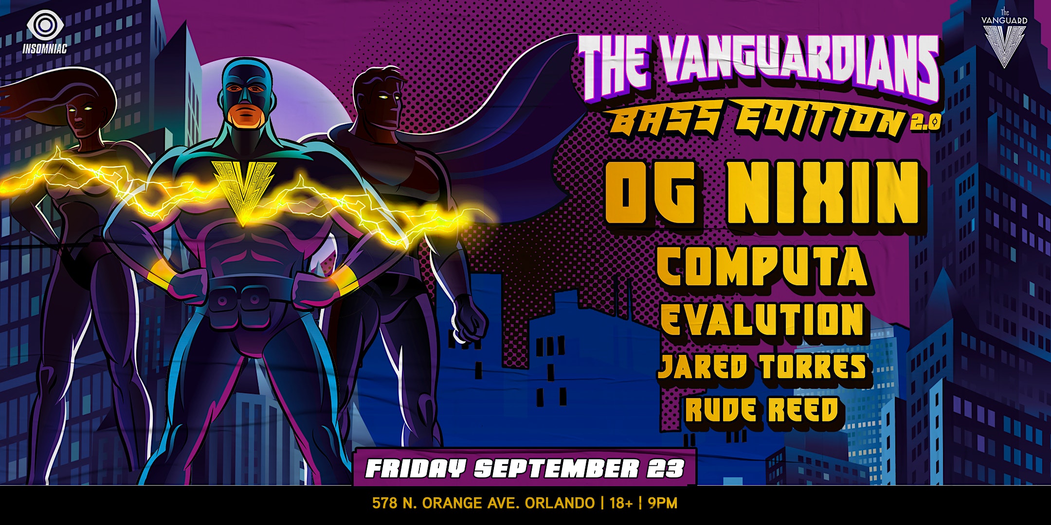 The Vanguardians: Bass Edition 2.0 - Sep 23, 2022 - The Vanguard