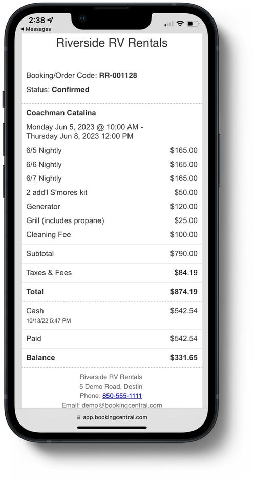Boat Rentals Booking Software