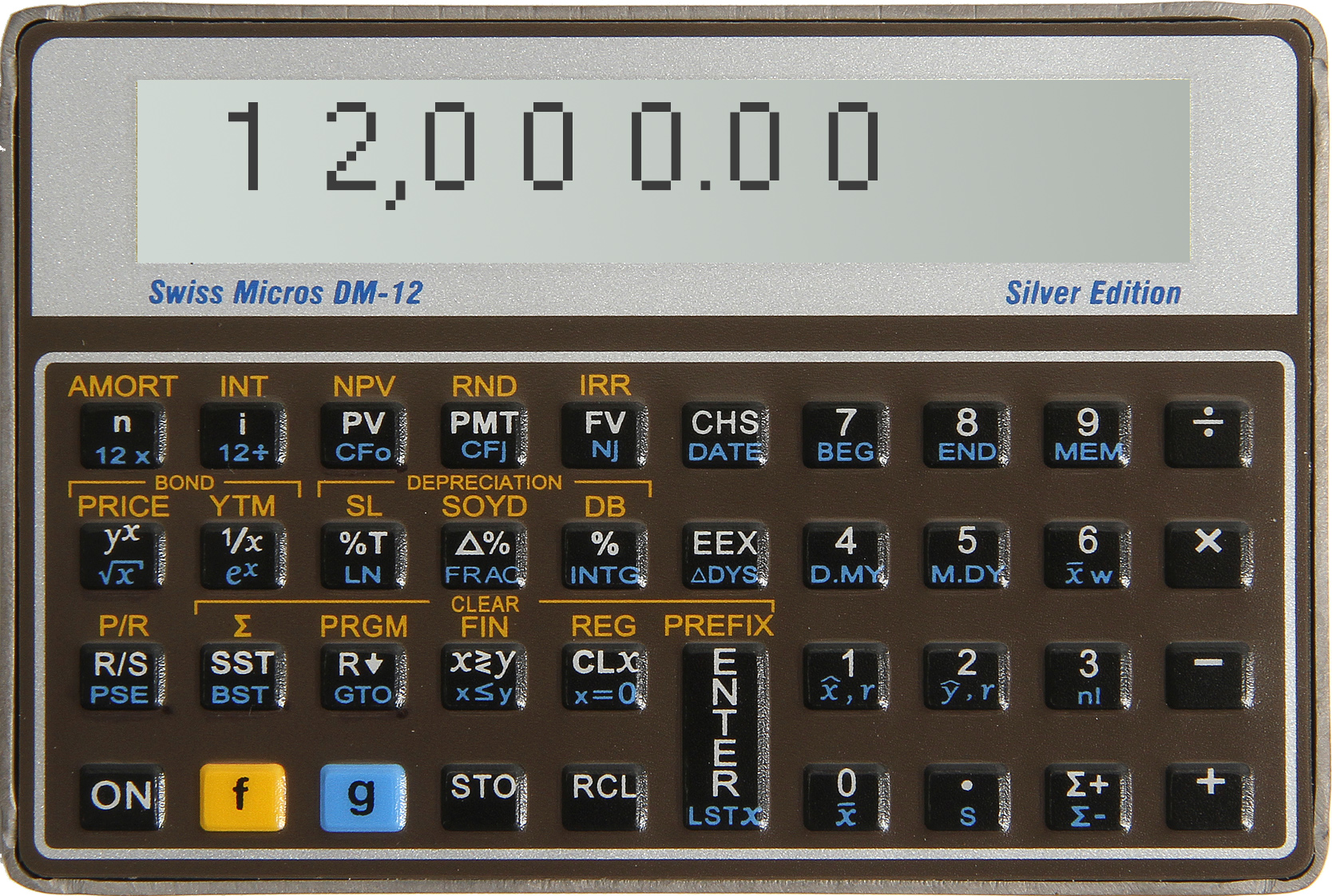 SwissMicros Model DM12 RPN Calculator