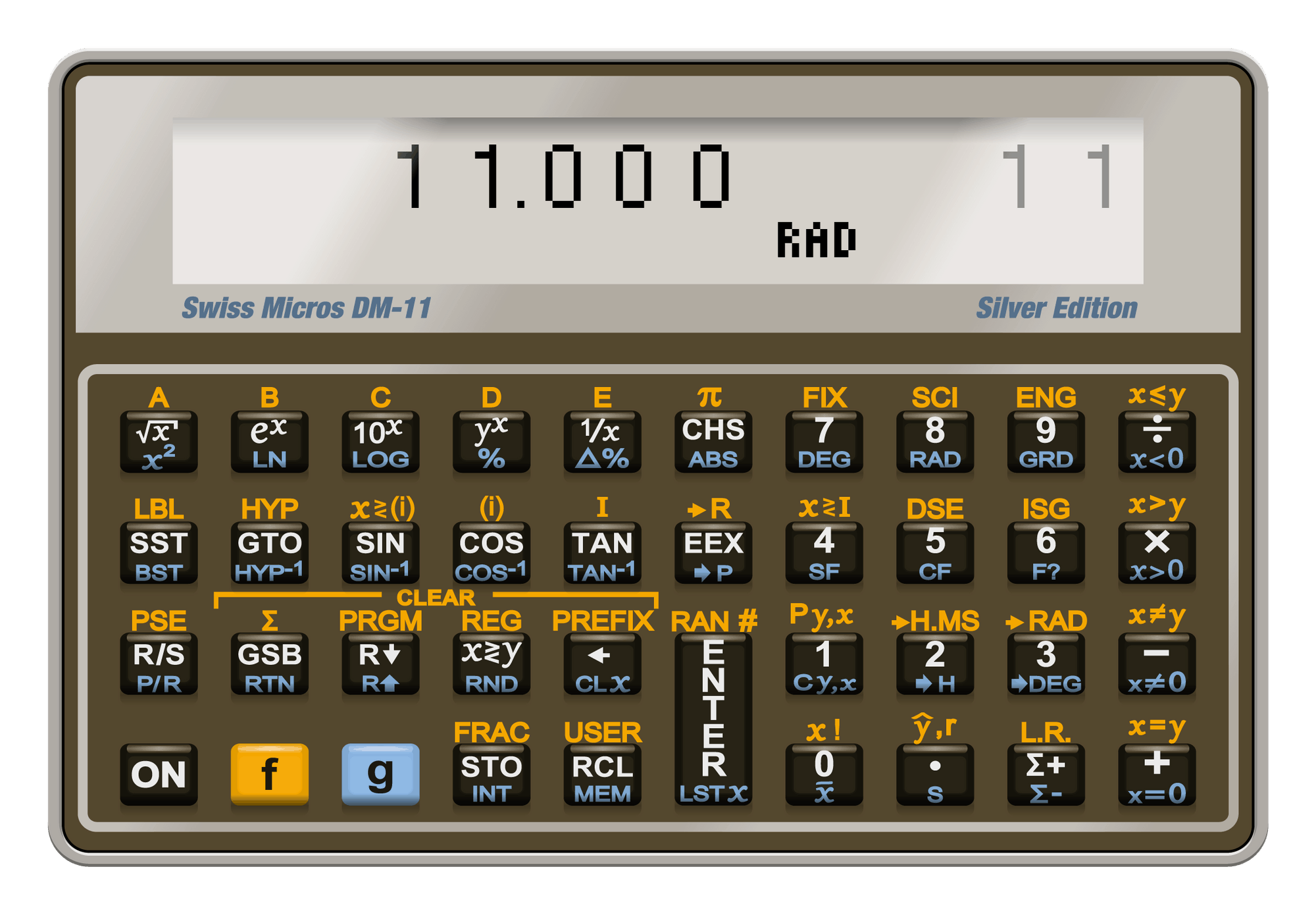 SwissMicros Model DM11 RPN Calculator