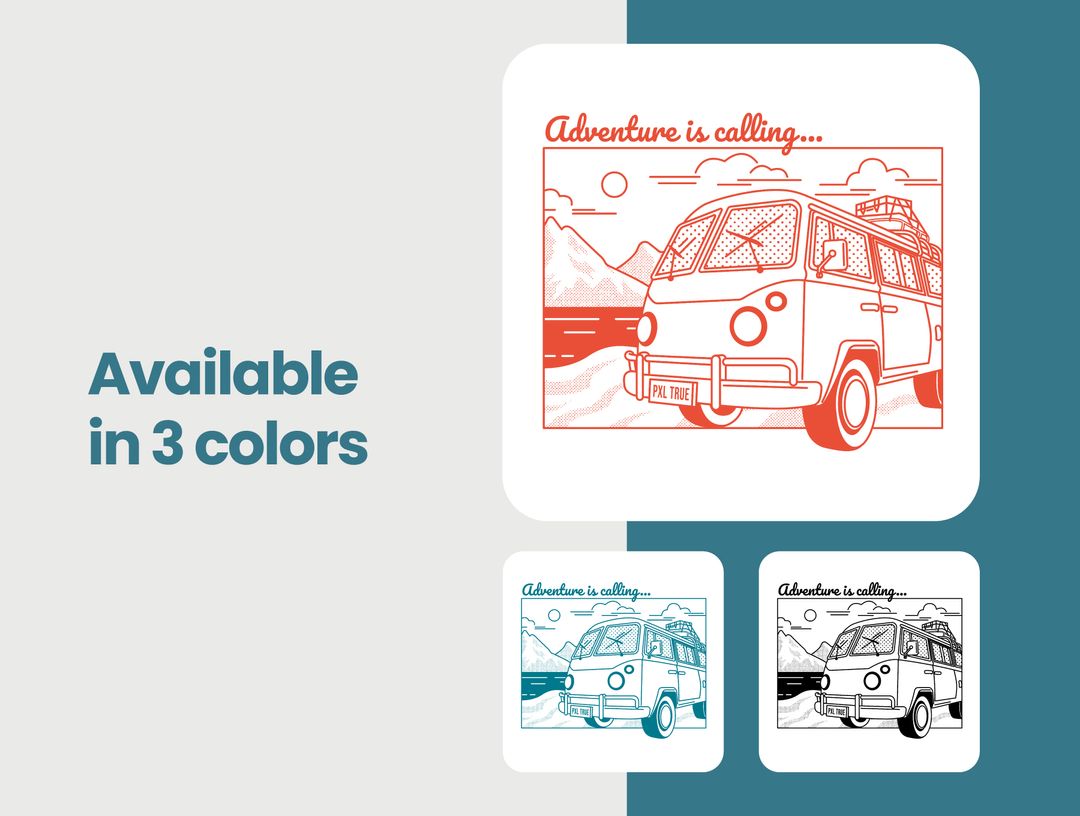 High-Quality SVG Retro Line Art Illustration Pack