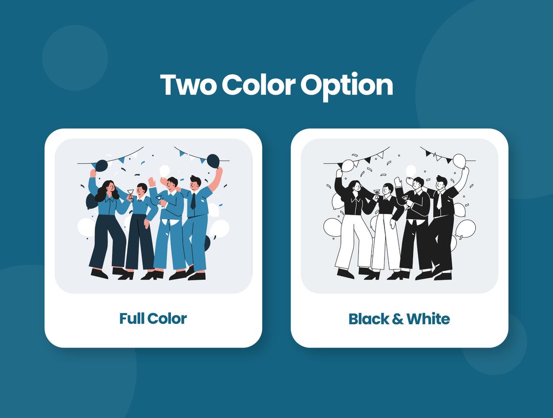 High-Quality SVG Office Hustle Illustration Pack