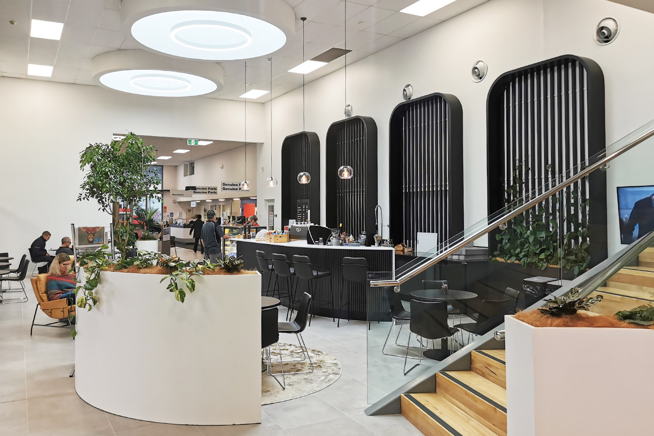 Farmer Auto Village Engine Room Café | Commercial & Interiors
