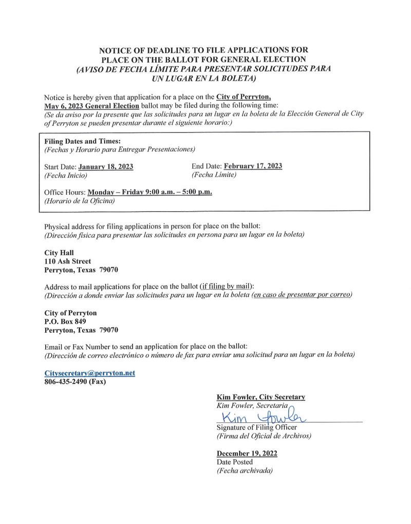 City of Perryton, Texas