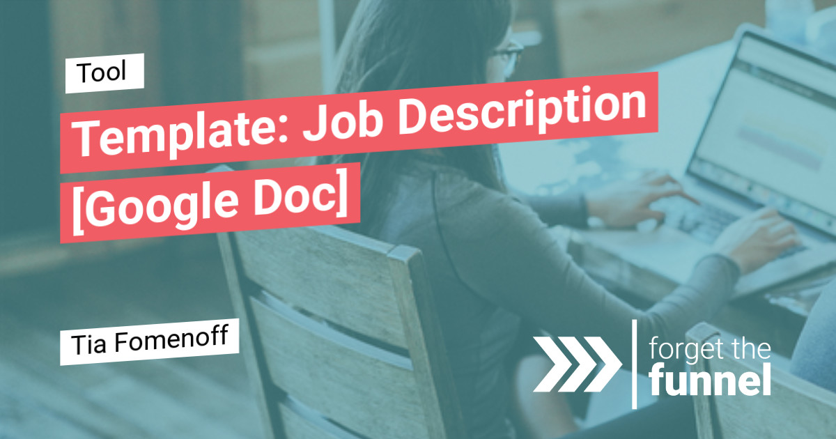 Template: Job Description [Google Doc]