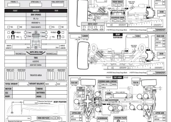 XRAY X4F '24 Setup Sheet Blank