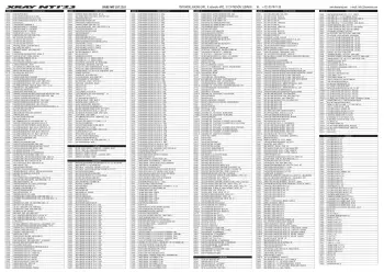 XRAY NT1 '23 Parts List