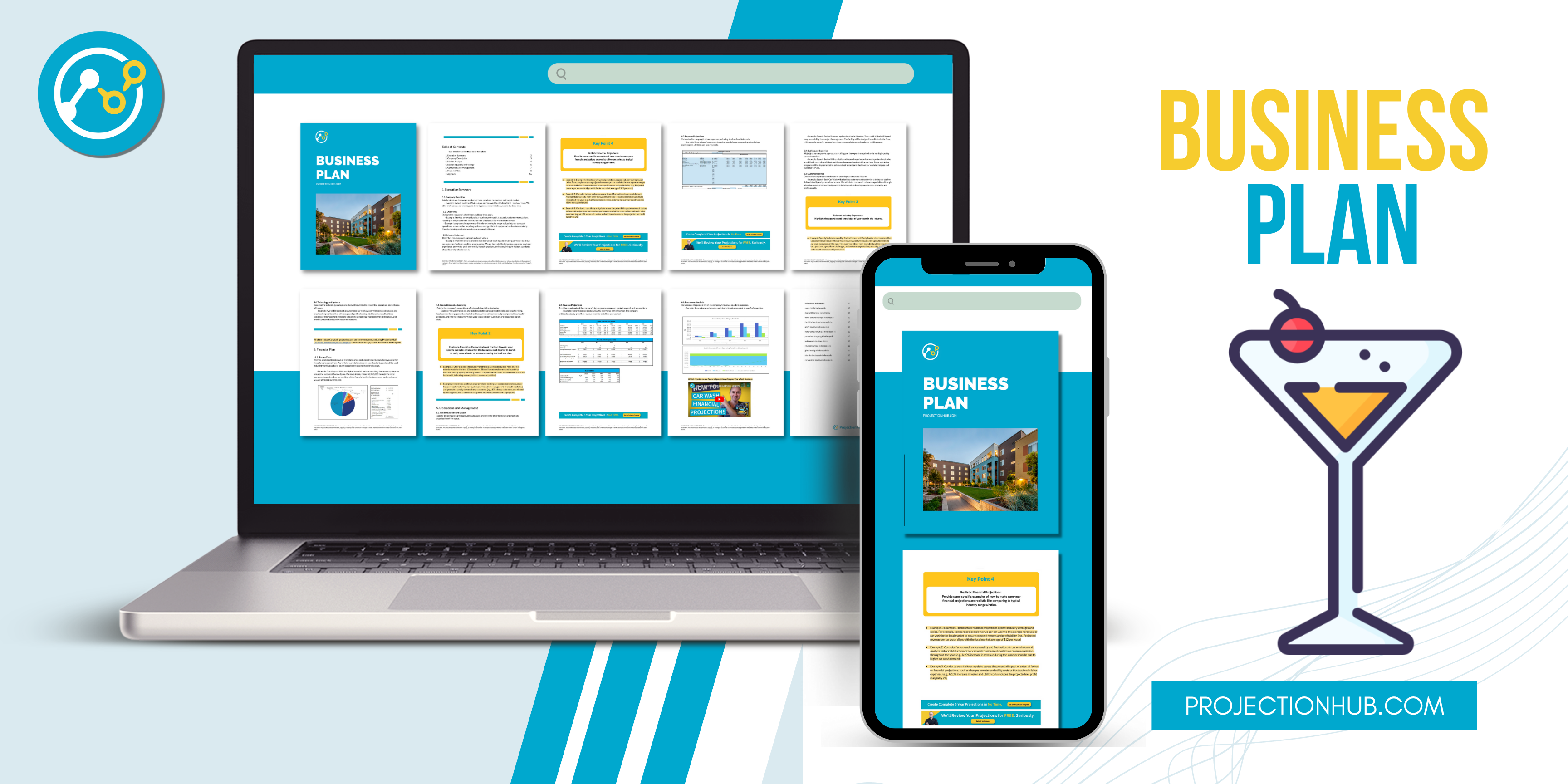 Free Bar Business Plan Template - ProjectionHub