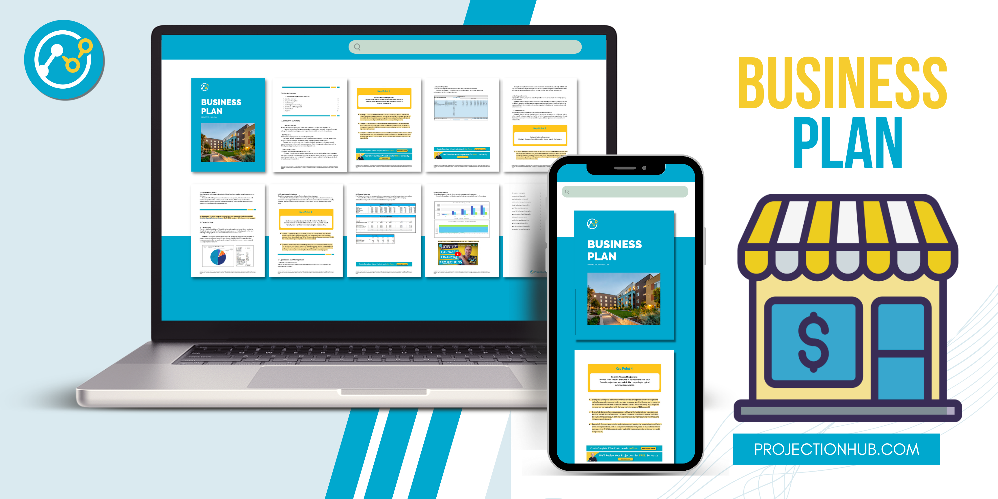 General Business Plan Template - ProjectionHub