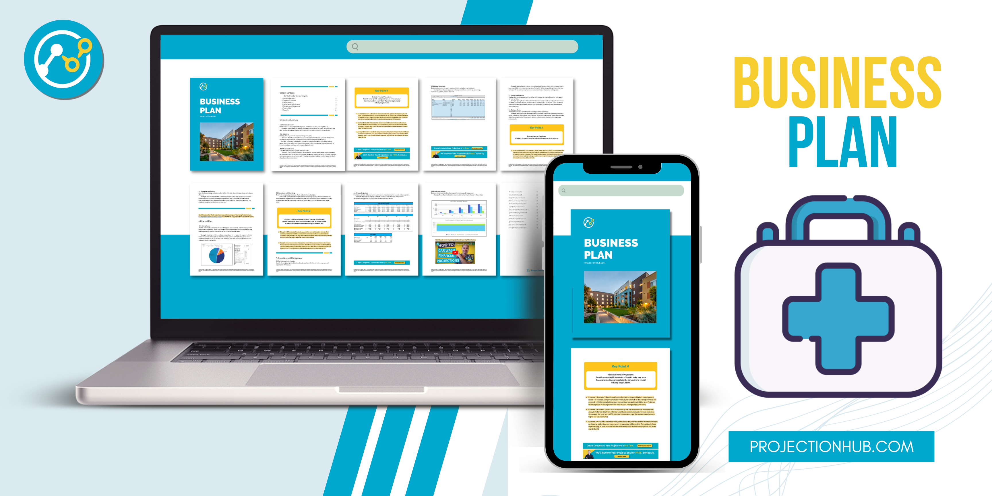 Medical Office Business Plan Template - ProjectionHub