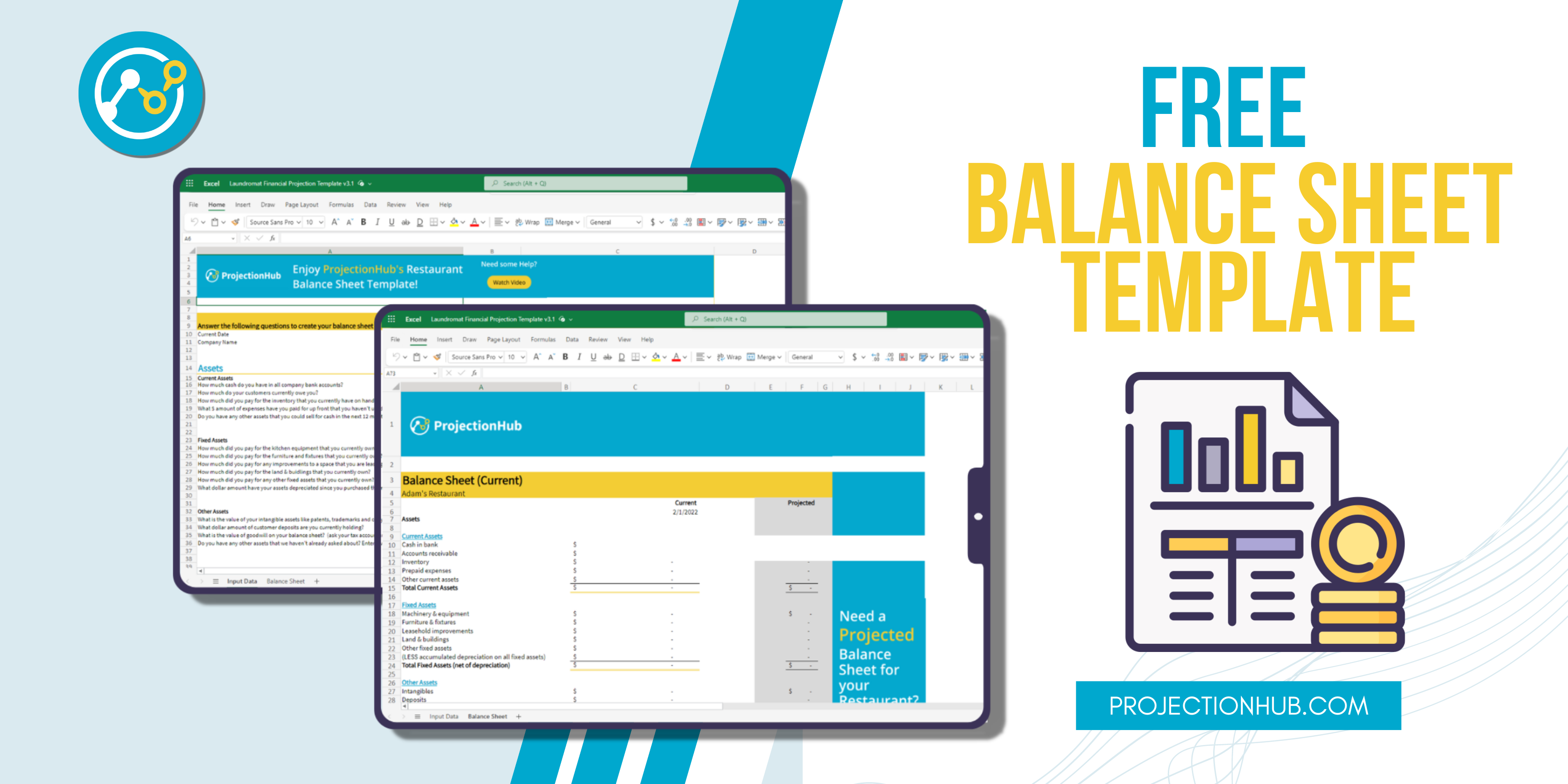 Free Balance Sheet Template | Download Free Business Balance Sheet ...