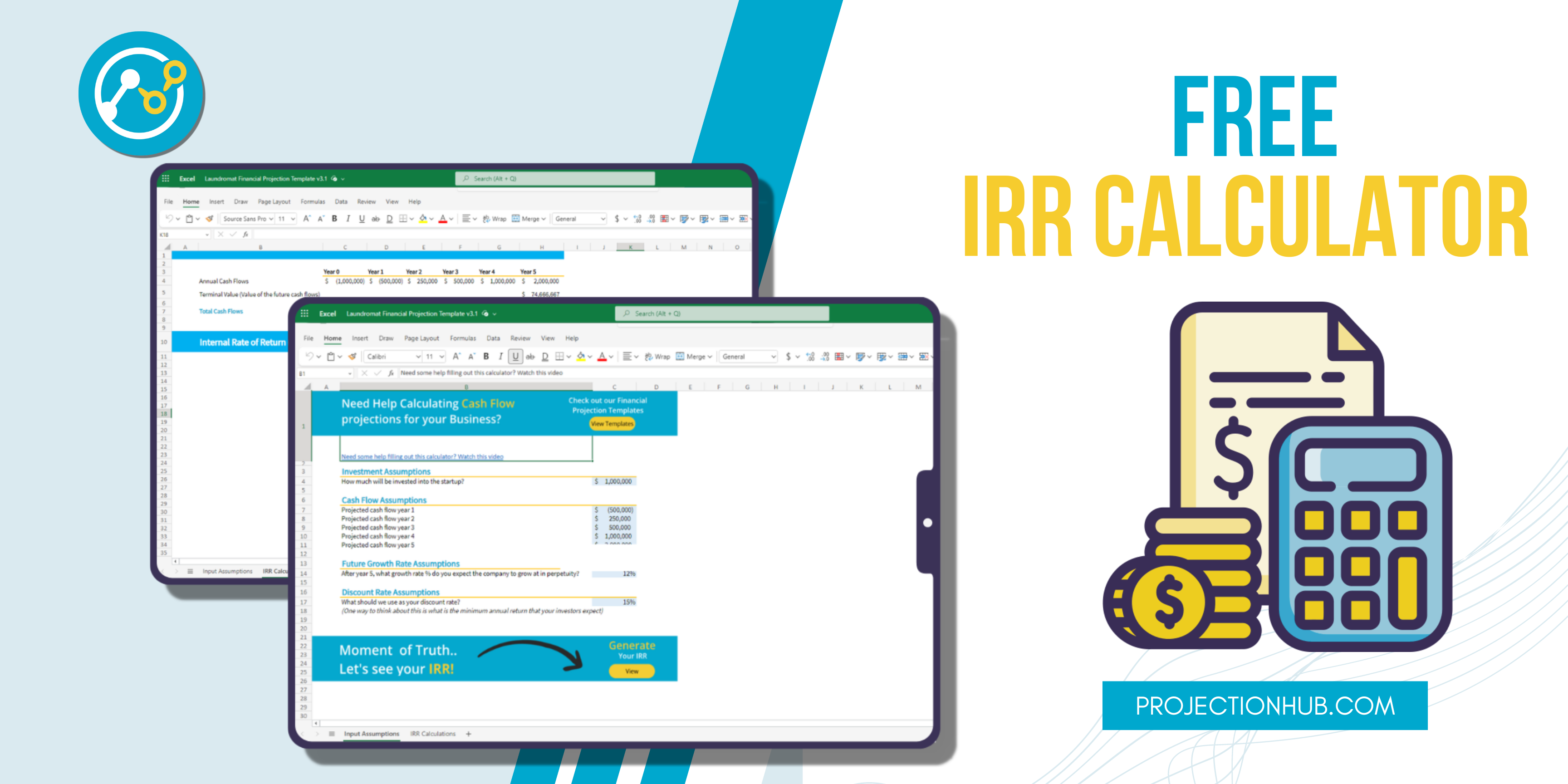 Irr Calculator Excel Template