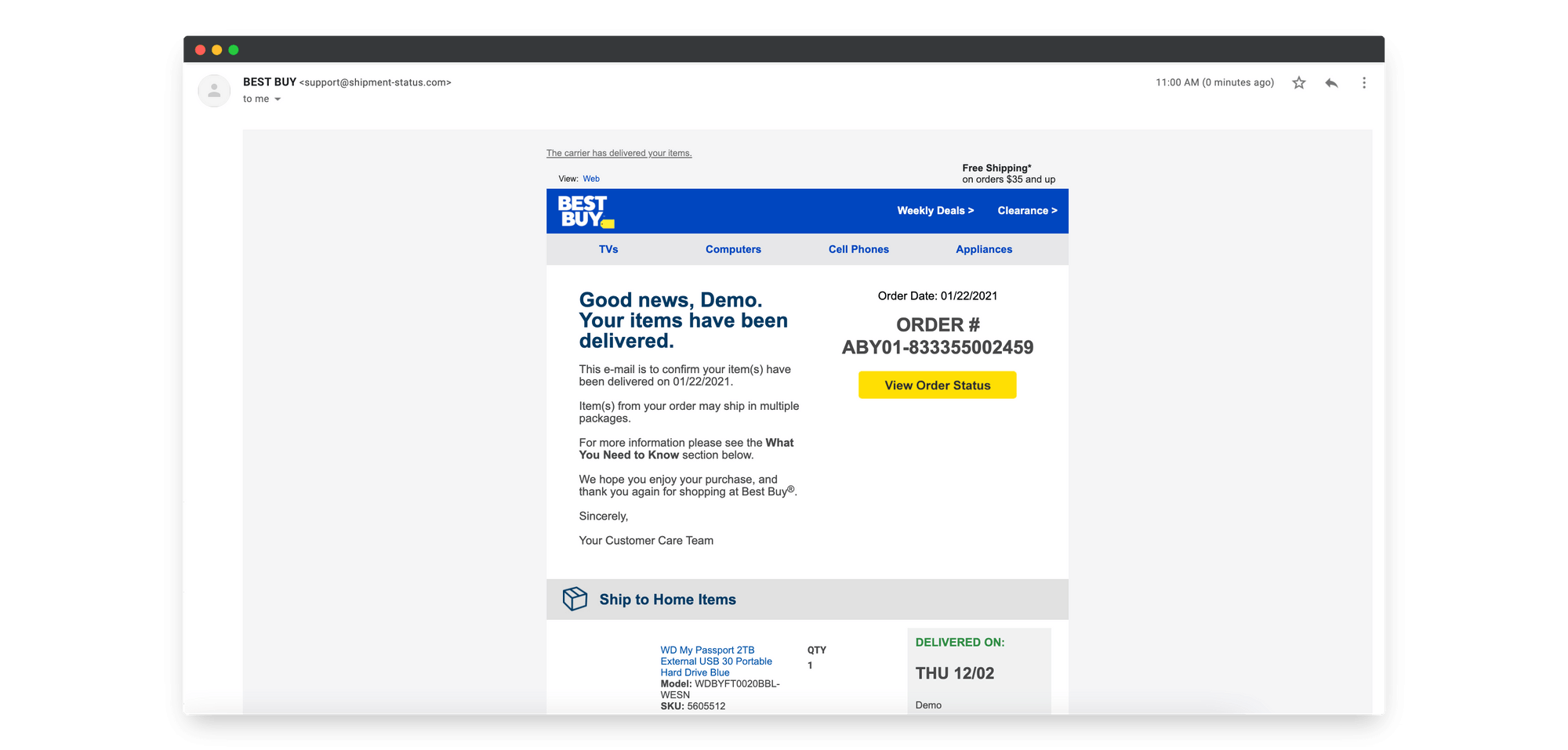 Paypal Phishing Email Example | Hook Security