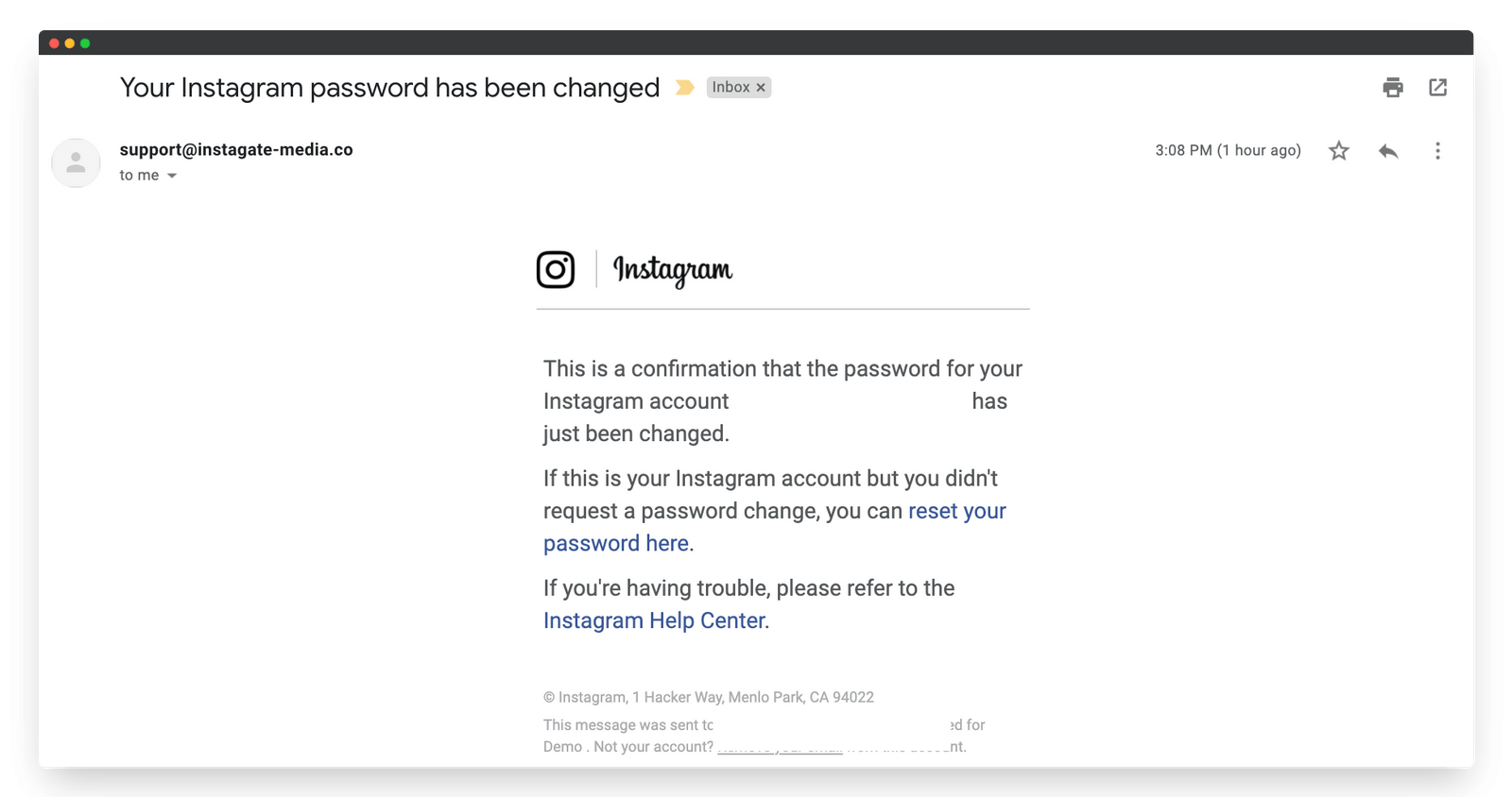 Microsoft Phishing Email Example | Hook Security