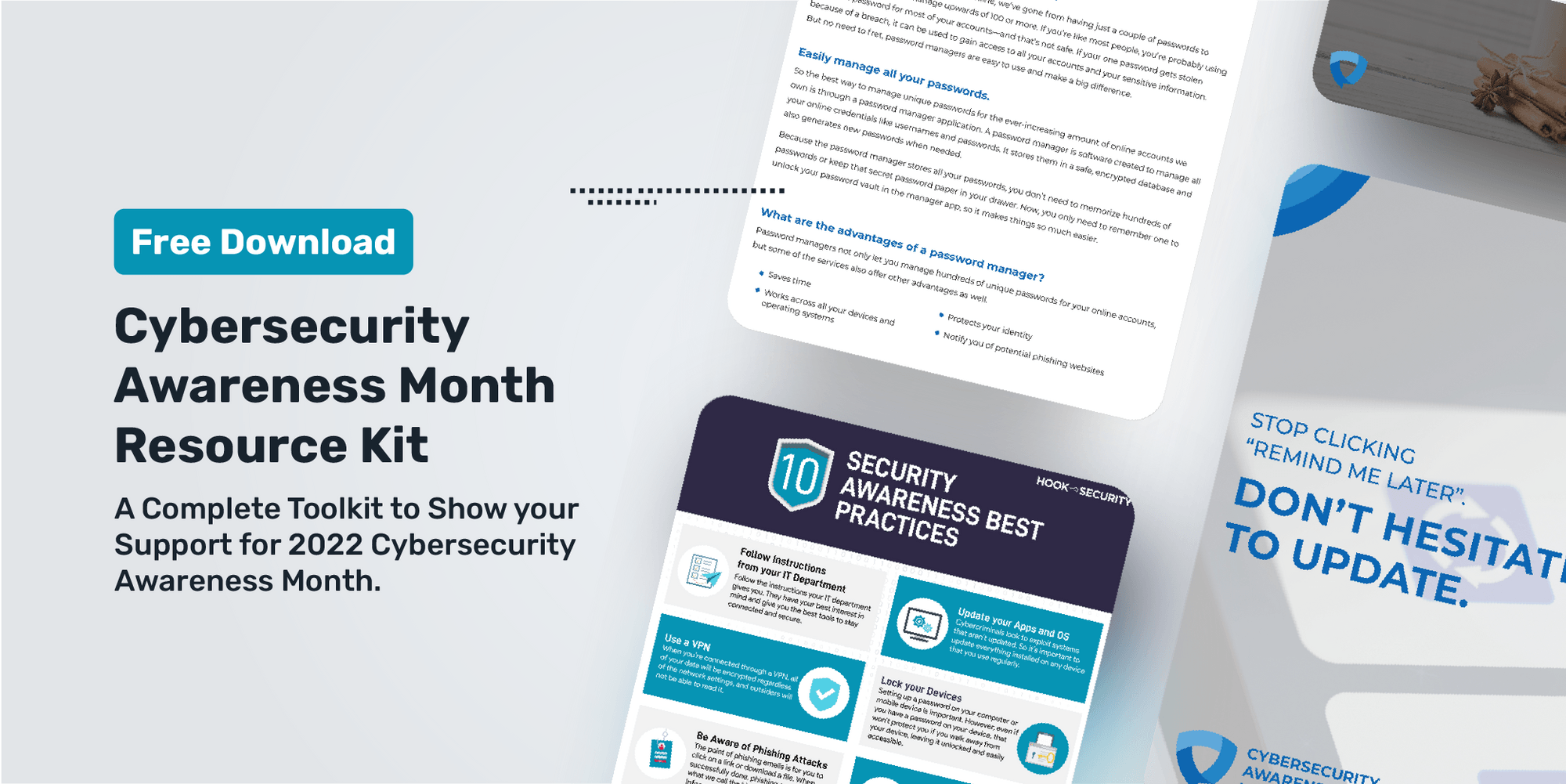 Free Download: Cybersecurity Awareness Month Resource Kit | Hook Security Blog
