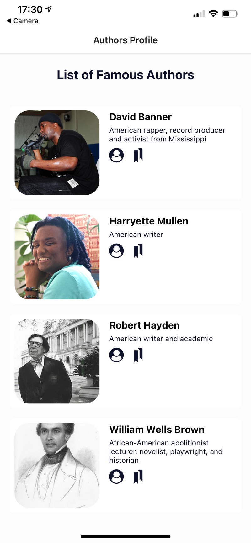 Draftbit Example Screens